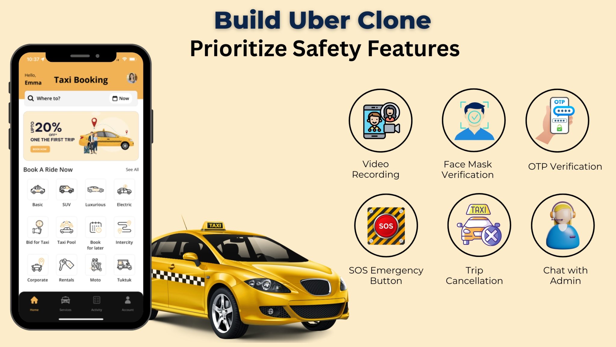 Crafting an On-Demand Taxi App: The Indispensable Guide