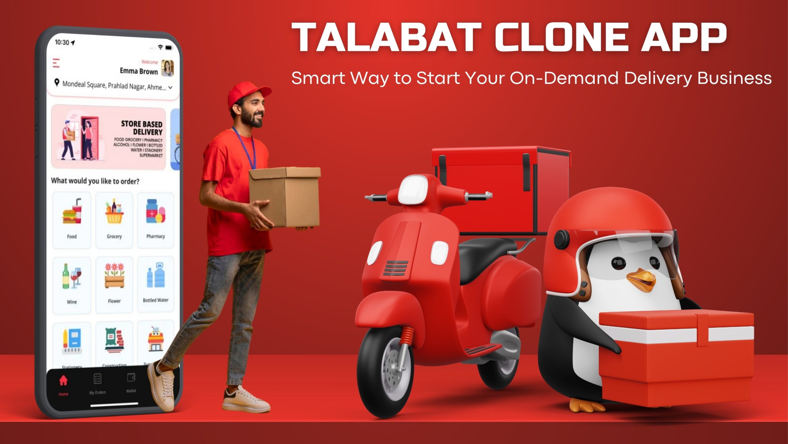 Create a Talabat Clone for Food & Grocery Delivery