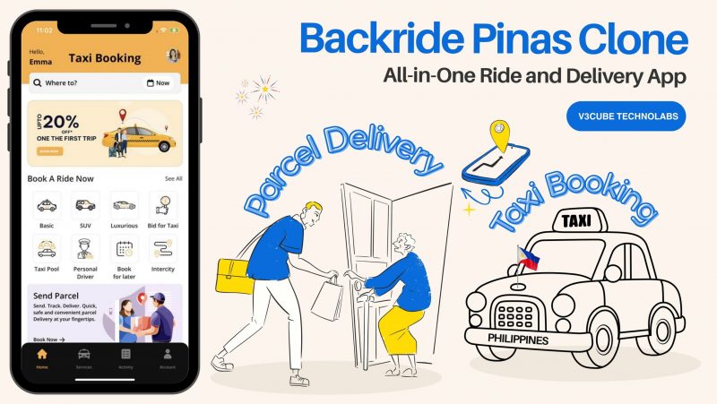 Backride Pinas Clone Platform: All-in-One Ride and Delivery App